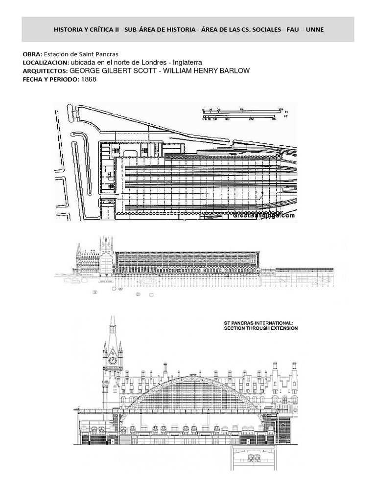 ECL - Estación de Saint Pancras | PDF | Viajes y turismo
