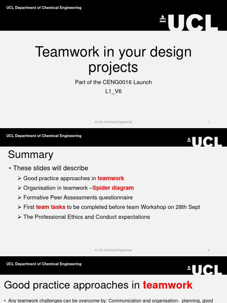 L1 - V6 Launch-Teamwork - Slides - 2023-24 | PDF | Hierarchy | Engineering