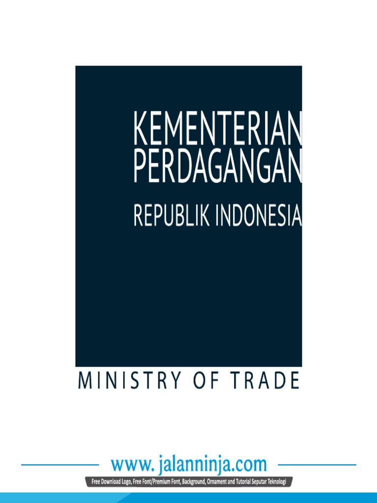 Logo Kementerian Perdagangan Vector Lengkap Format AI, CDR, PDF, Dan ...