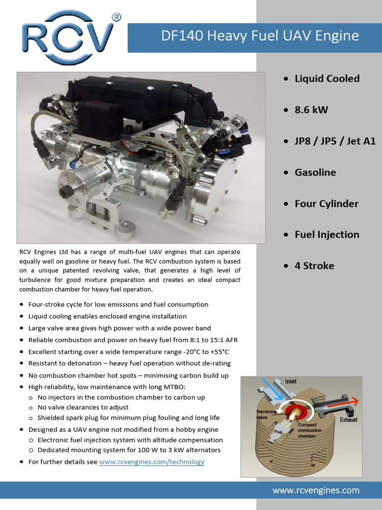 RCV Flyer DF140 Engines A4 Size | PDF