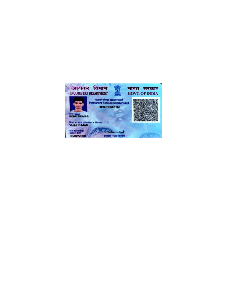 Pan Card | PDF