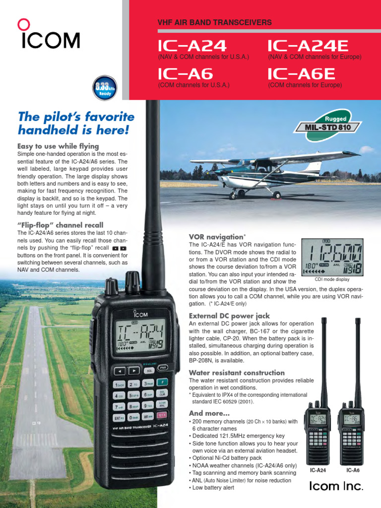 IC-A24 A6 Brochure | PDF