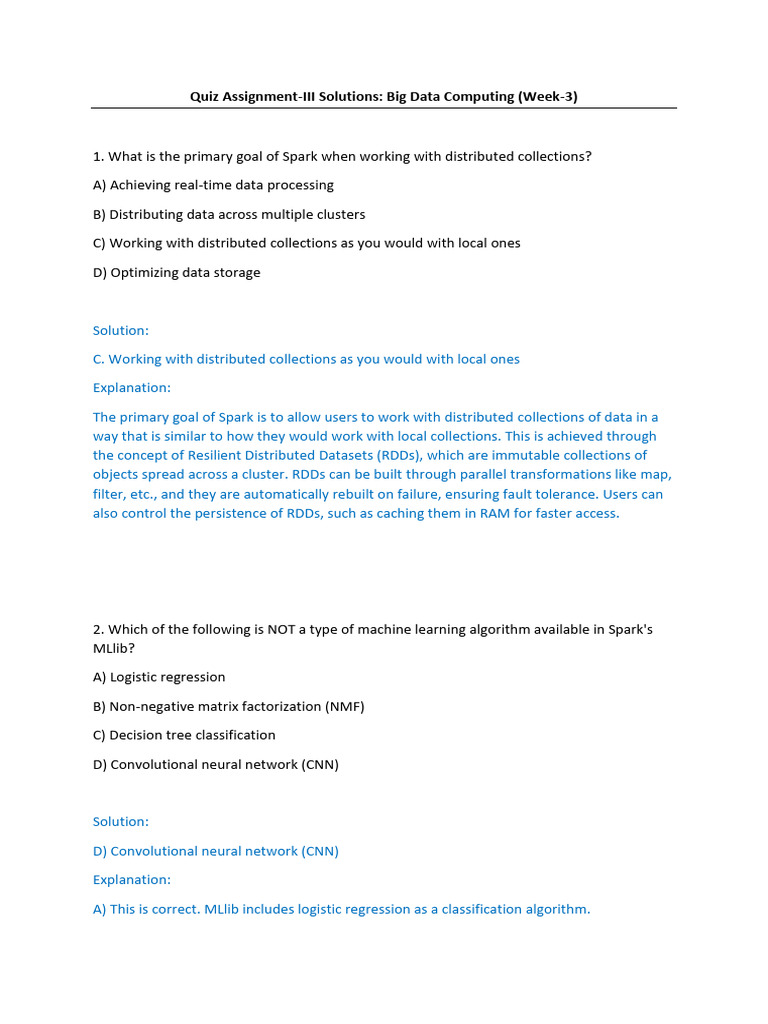 Assignment 03 BigData Computing Noc23-Cs112 | PDF | Apache Spark | Apache Hadoop