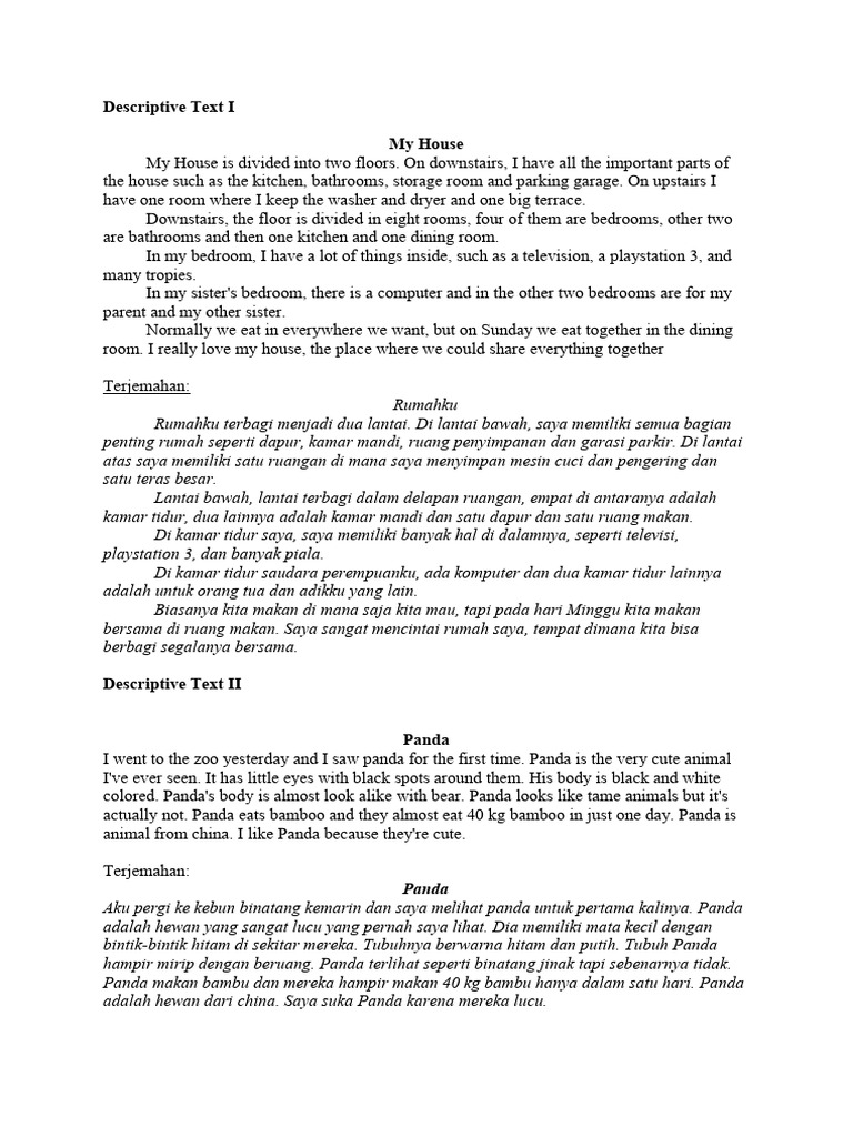 1 Contoh Descriptive Text | PDF | Sains & Matematika