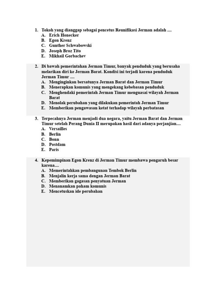 Uji 7 Bersatunya Jerman | PDF