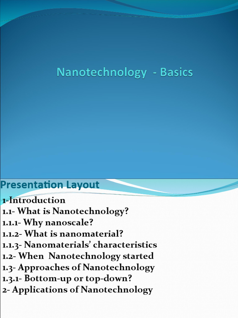 Nano Basics | Download Free PDF | Nanotechnology | Nanomaterials