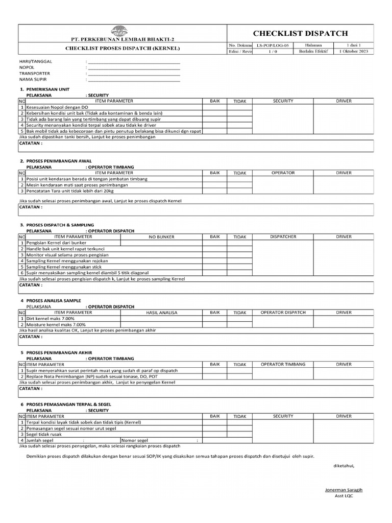 Kernel Dpo Ok Plat | PDF