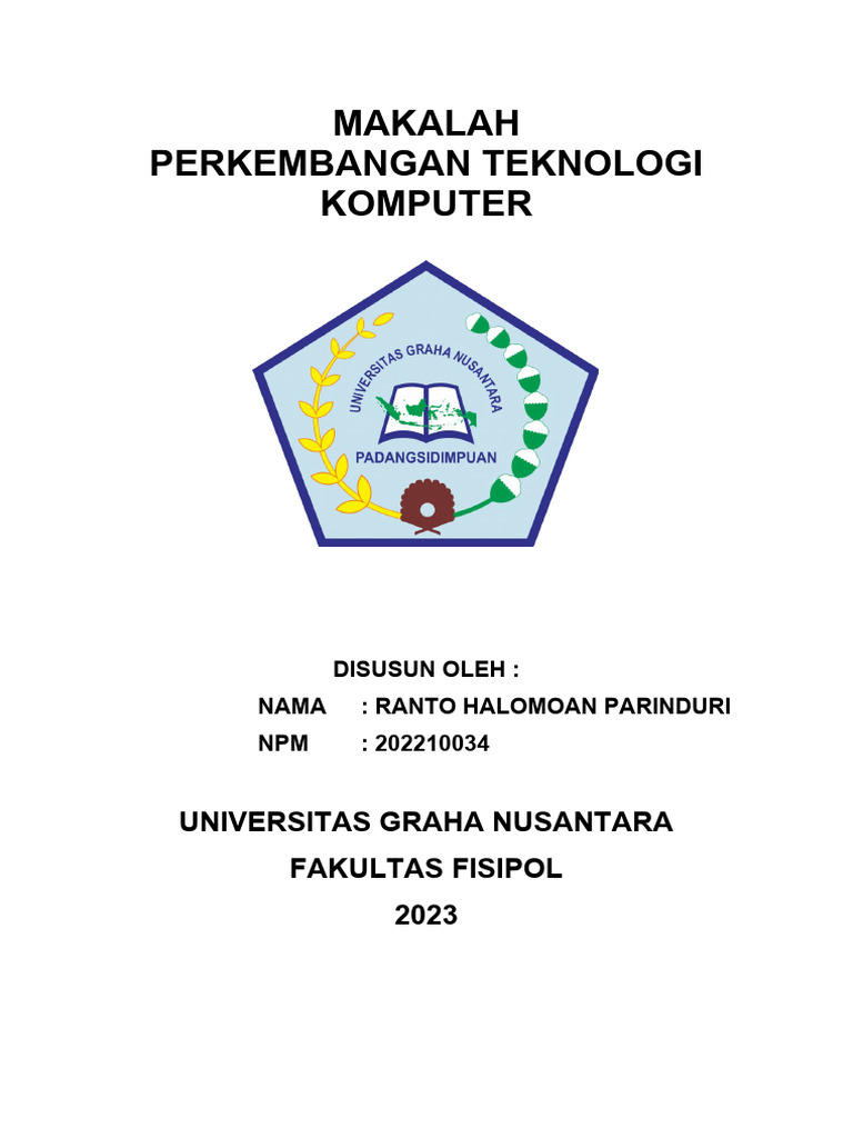 Perkembangan Teknologi Komputer 2023 | PDF