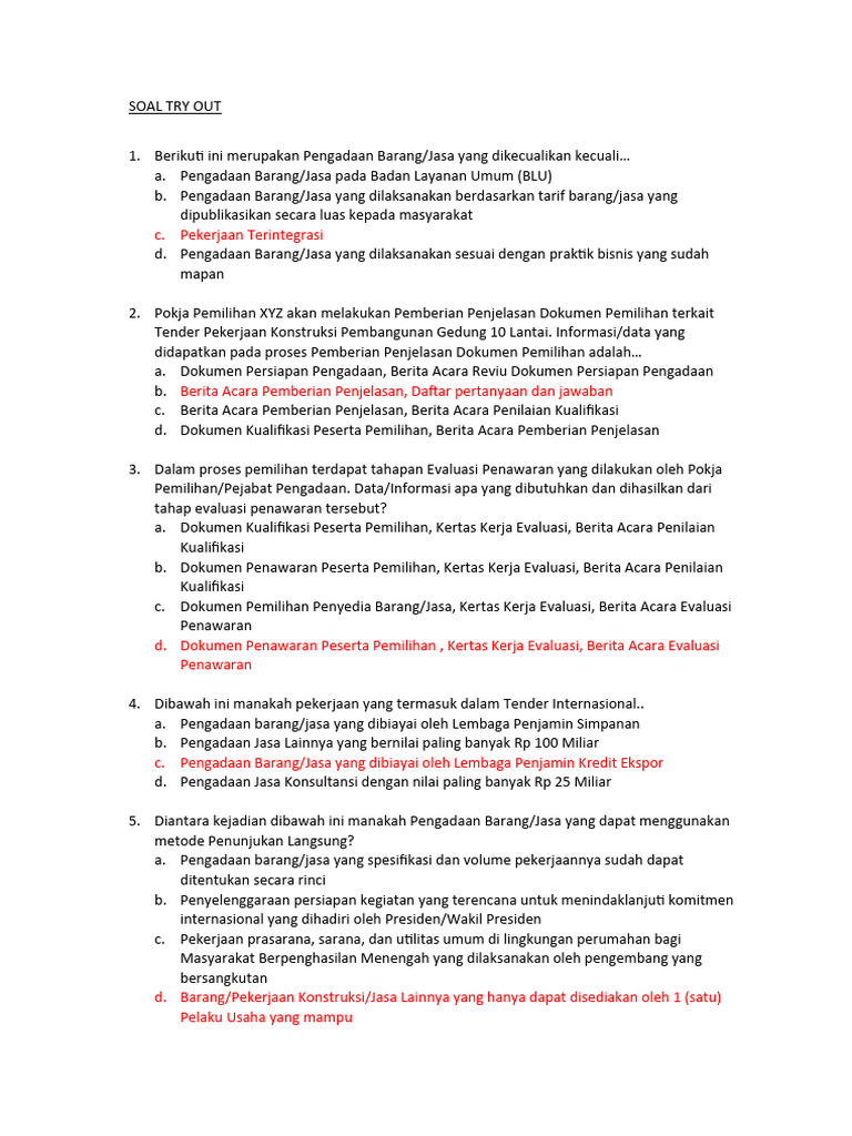 Soal TO-2 | PDF | Bisnis