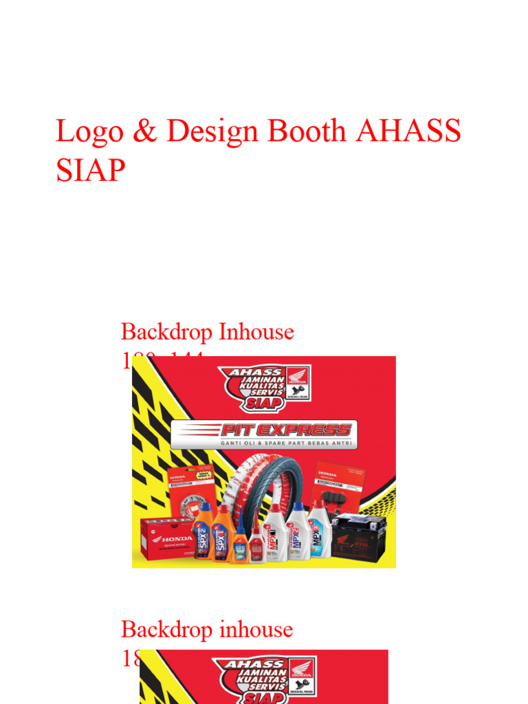 Ahass Siap Pit Express | PDF