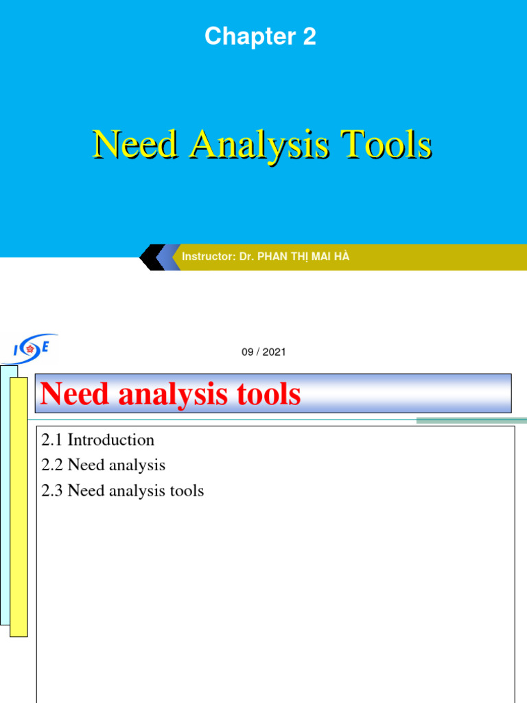 KTHT 21 - C2 - Need Analysis Tools | PDF | Qualitative Research ...