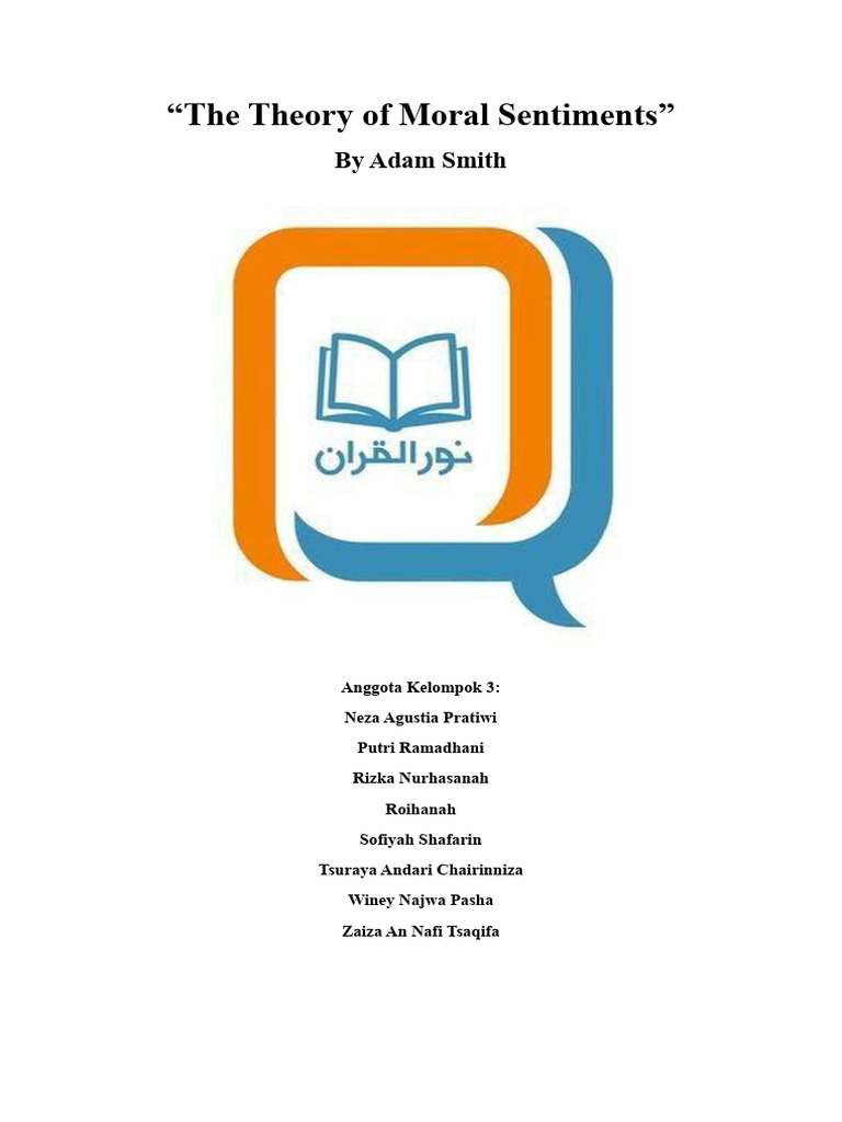 Sinopsis Buku The Theory of Moral Sentiments | PDF | Philosophy