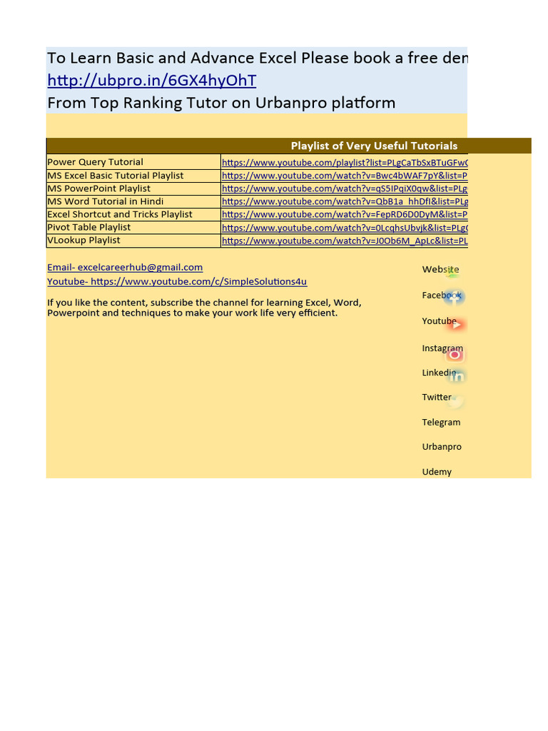 Adv Excel Session-1 - Spreadsheet Navigation Shortcuts | PDF | Microsoft Excel | Computer Science