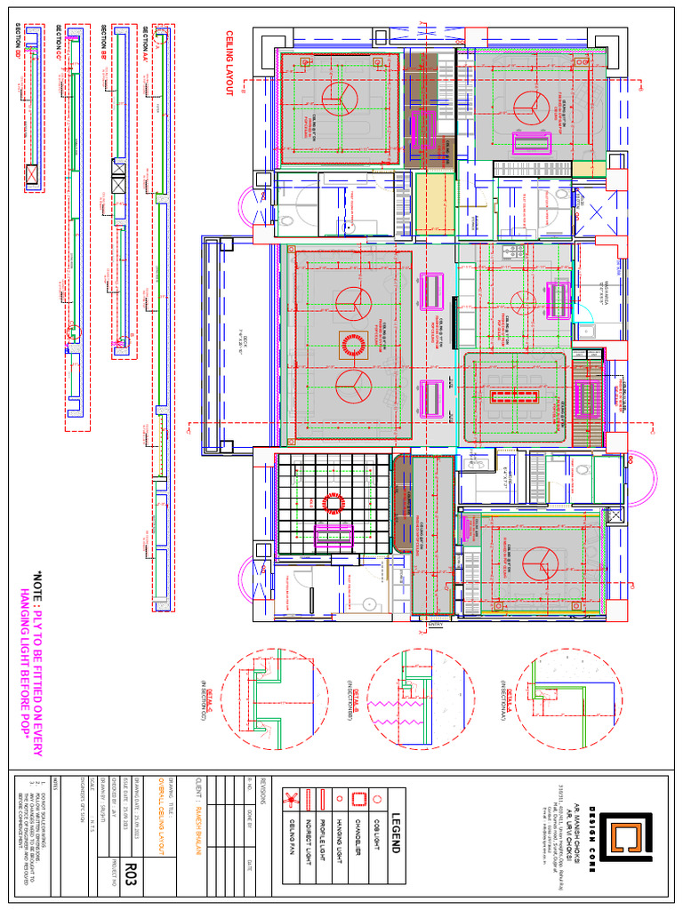 r2 Revised Ceiling Layout 25.09.2023 | PDF