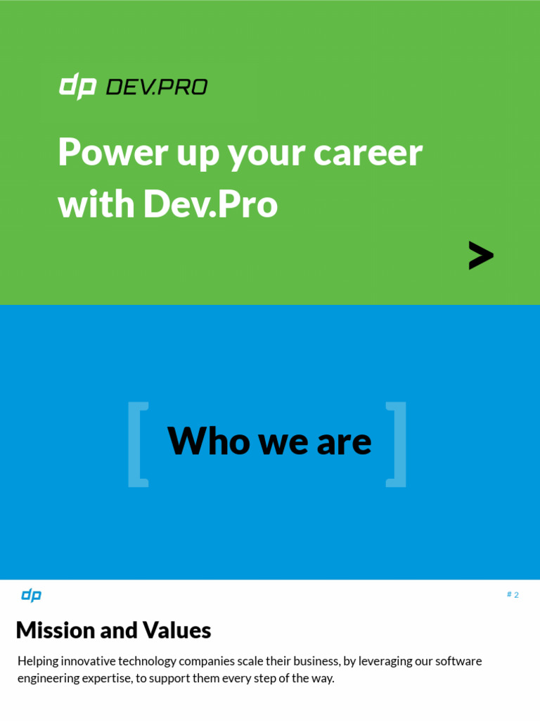 Dev - Pro (International Benefits Package) | PDF