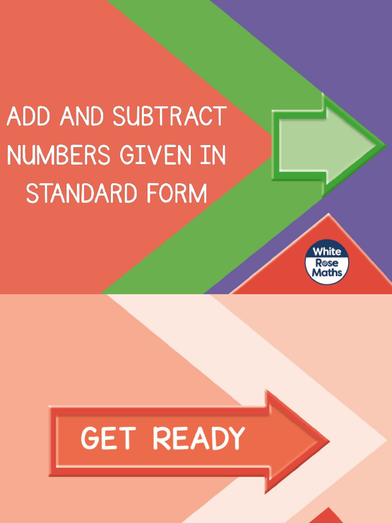 Adding and Subtracting Standard Form | PDF | Career & Growth