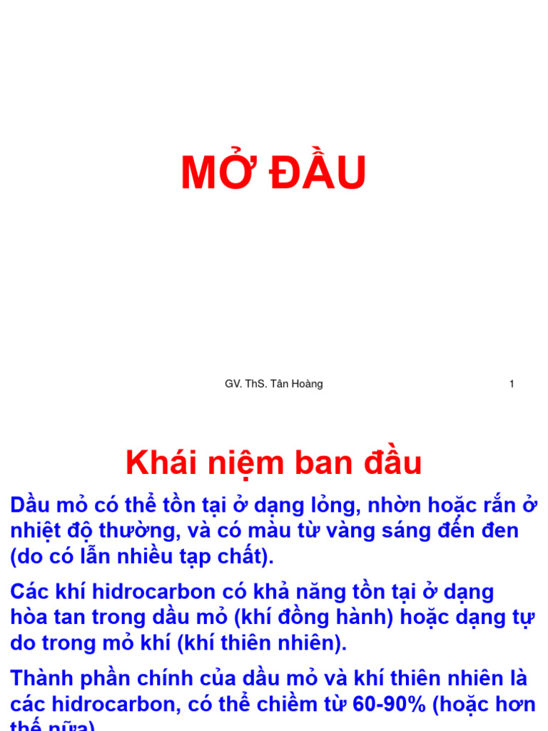 Bai 1 - Mo Dau | PDF