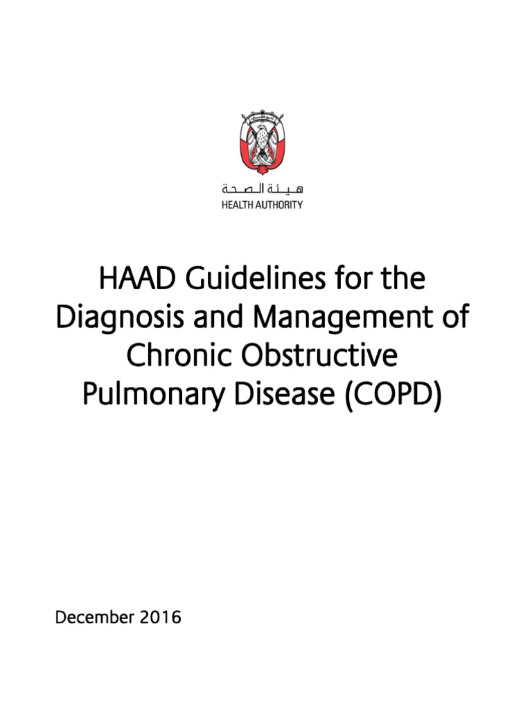 COPD DOH Guidelines | PDF | Chronic Obstructive Pulmonary Disease | Respiratory Diseases