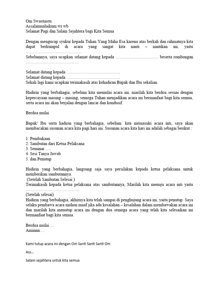 Draft MC Formal | PDF