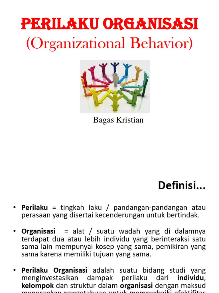 Perilaku Organisasi | PDF