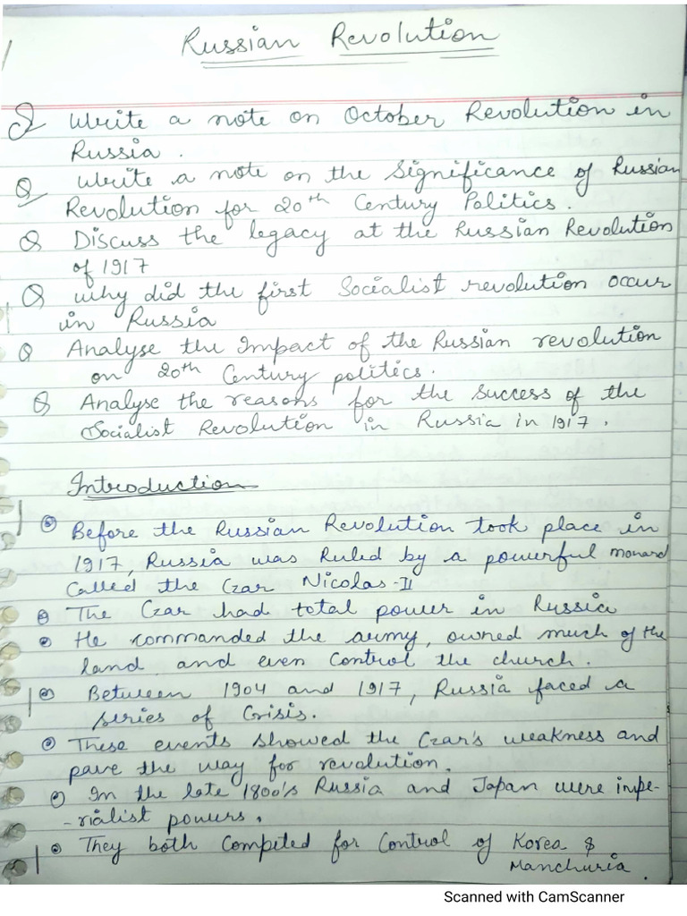 Russian Revolution | PDF