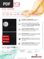 Waaree Data Sheet | PDF | Solar Cell | Solar Power