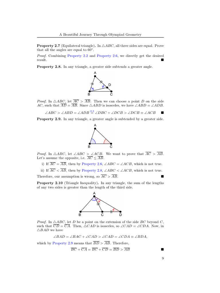 A Beautiful Journey Through Olympiad Geometry - 21-30 | PDF | Triangle | Euclidean Plane Geometry