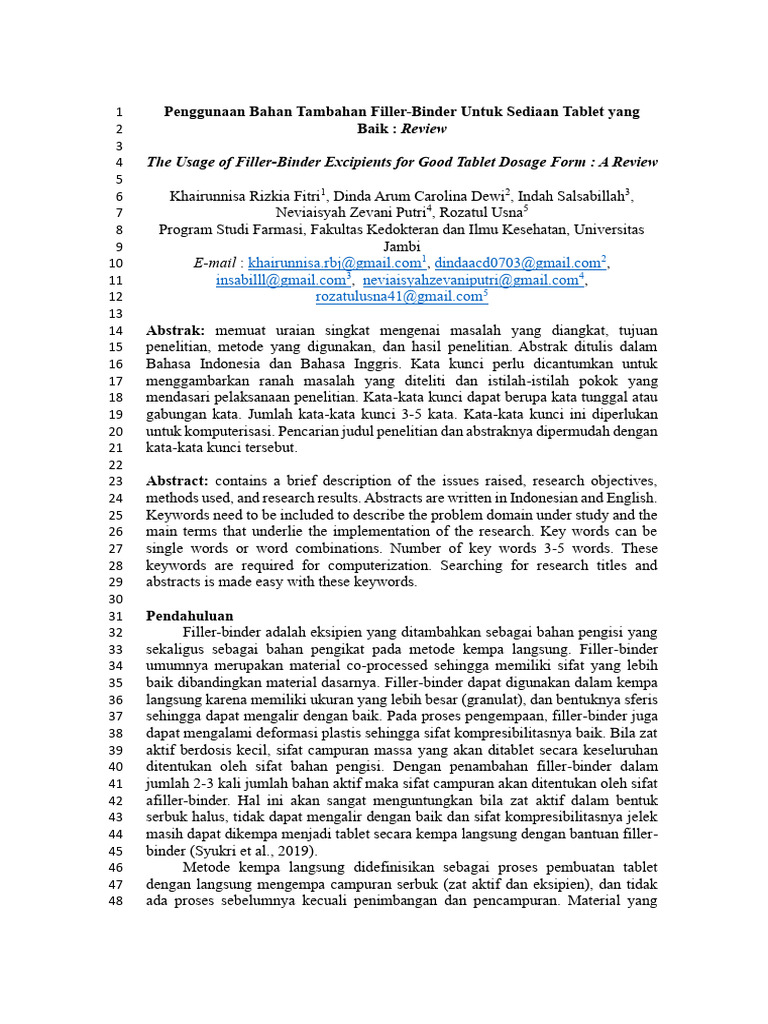 Kelompok 5 - Paper Filler-Binder | PDF | Pengembangan Diri | Sains & Matematika