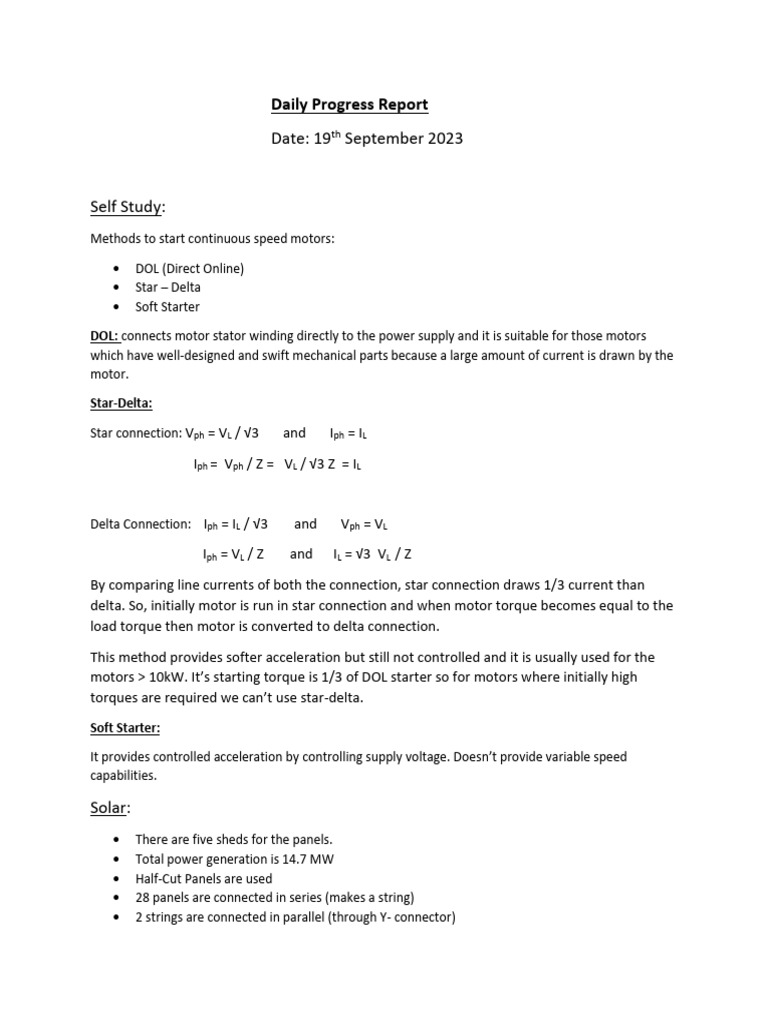 Daily Progress Report 4 (19-09-23) | PDF