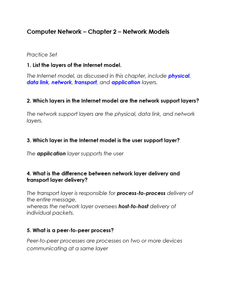 Computer Network | PDF | Osi Model | Computer Network