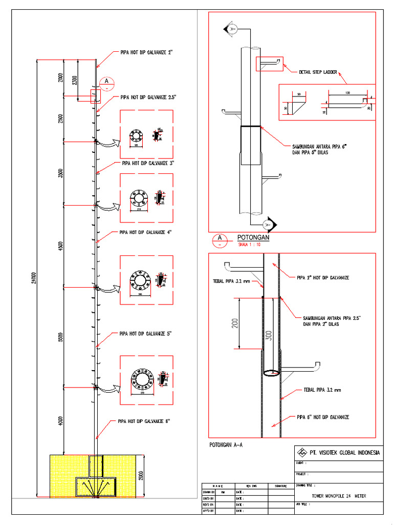 Tower Monopole 24 MTR | PDF