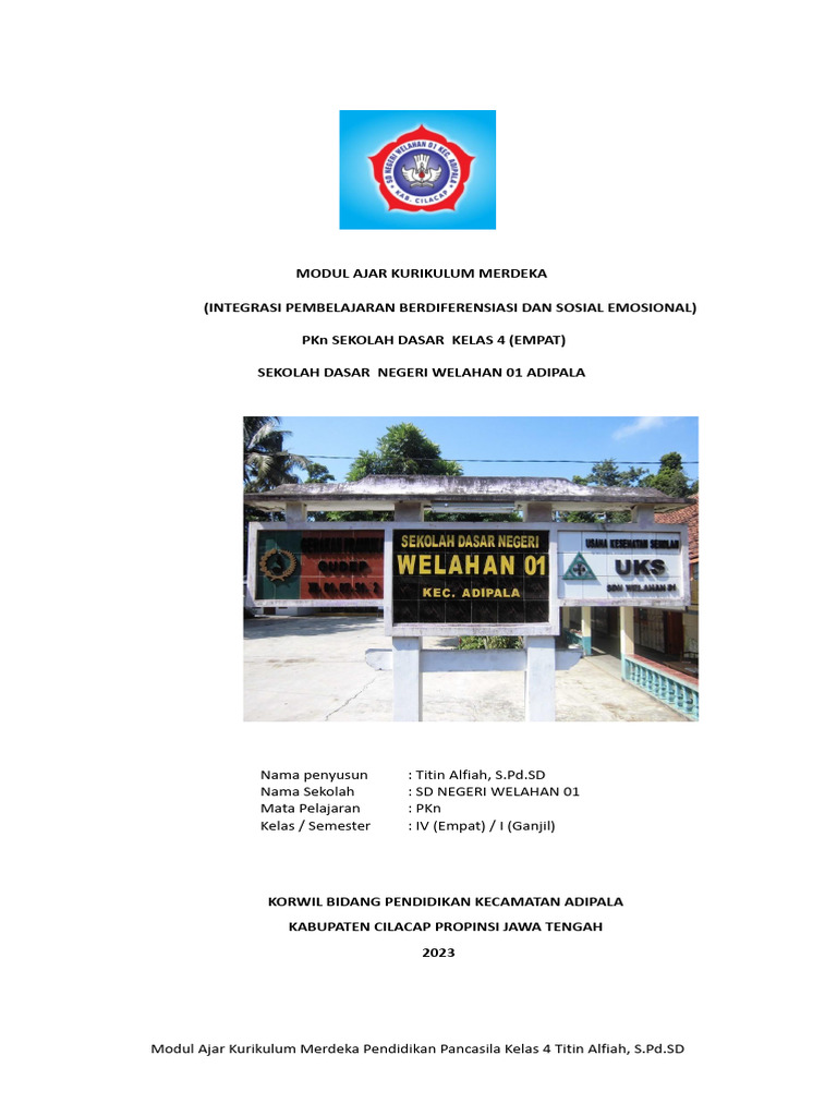 Modul Ajar PPKN BAB 1 KELAS 4 - Google Dokumen | PDF