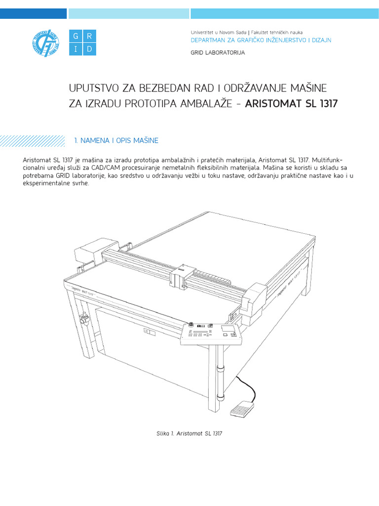 Uputstvo Za Bezbedan Rad Aristomat | PDF