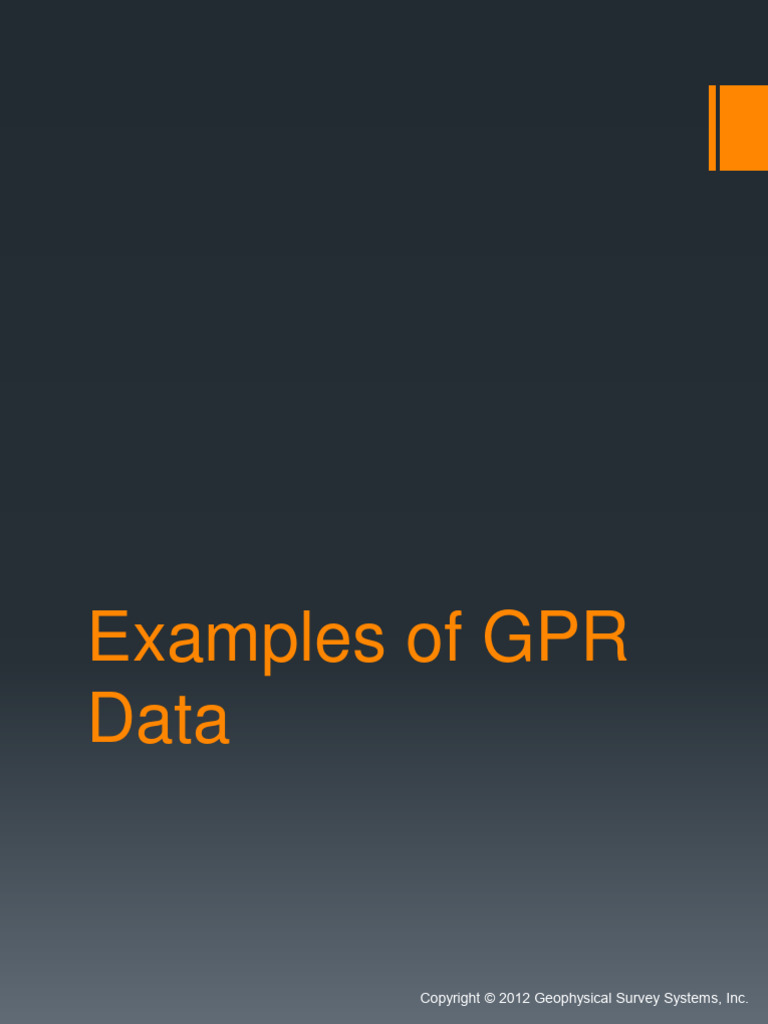 Examples of GPR Data | Download Free PDF | Concrete | Materials