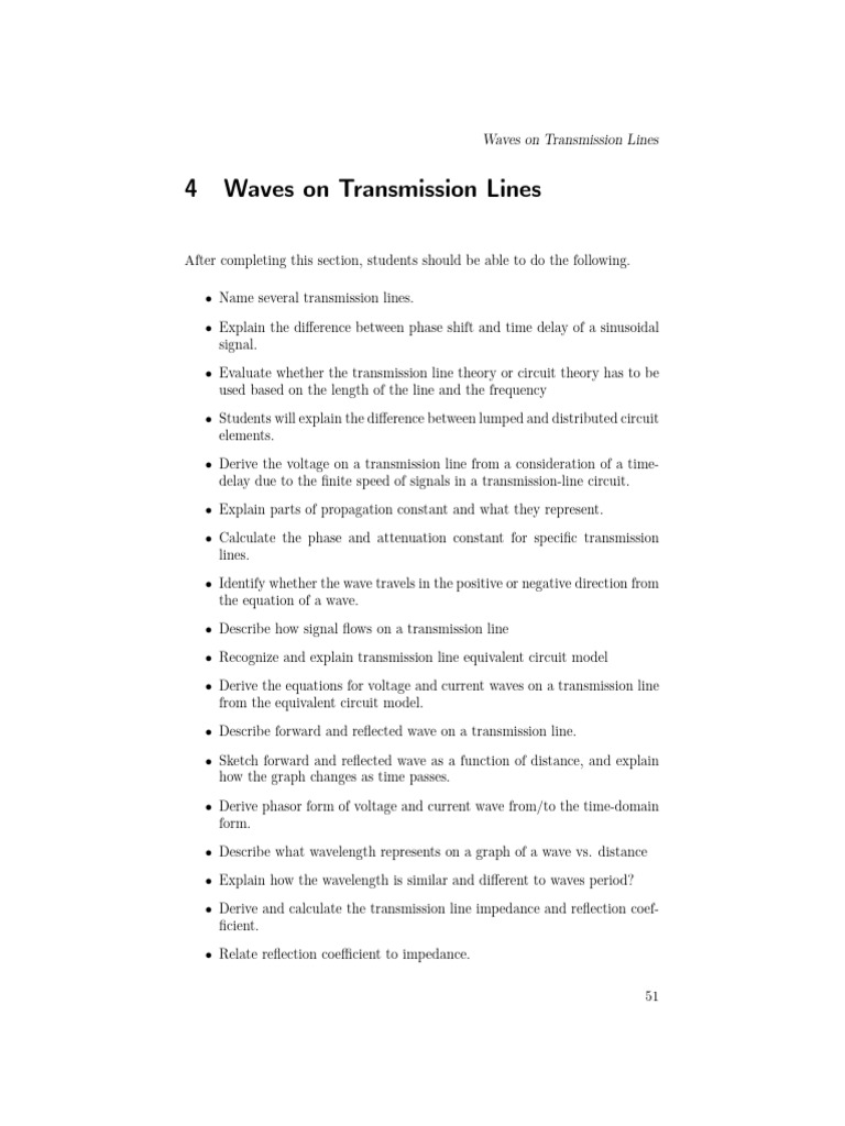 Transmission Lines | Download Free PDF | Transmission Line | Waveguide