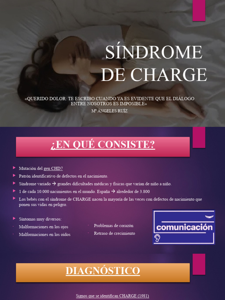 Síndrome de CHARGE: Diagnóstico y Atención | PDF | Ciencias de la Salud | Especialidades Medicas
