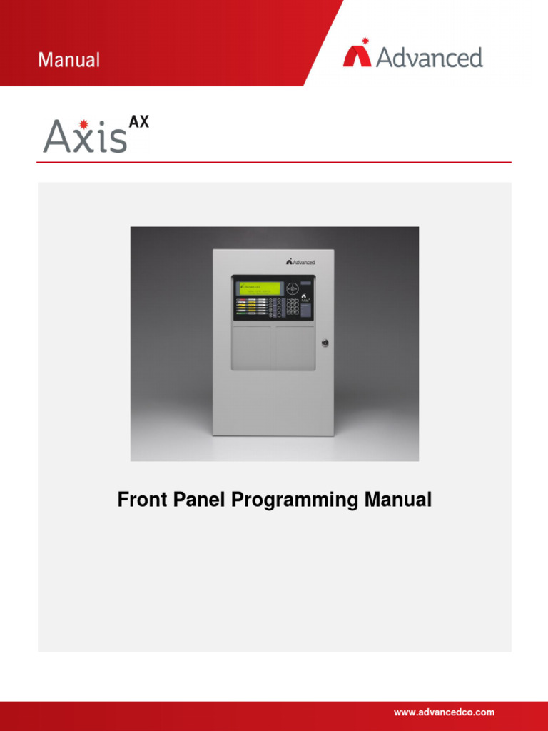 682-002 Rev 2.1 Front Panel Programming Manual (AFS) | PDF