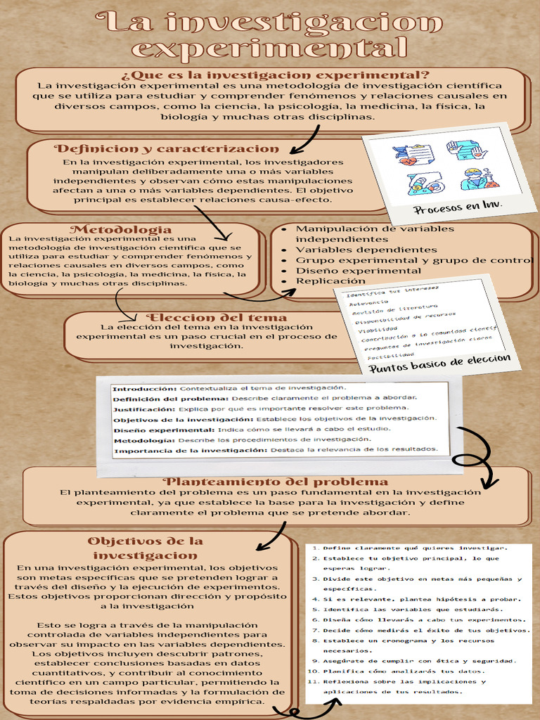 Infografia de La Investigacion Experimental | PDF | Sicología ...
