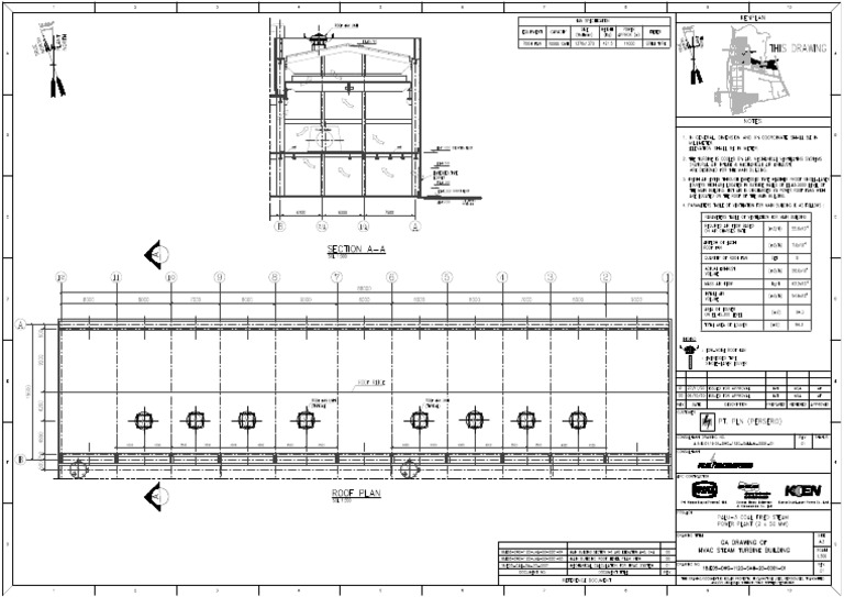 18je05 DWG 1120 Sah 20 0001 01 Ga Drawing of Hvac Steam Turbine | PDF
