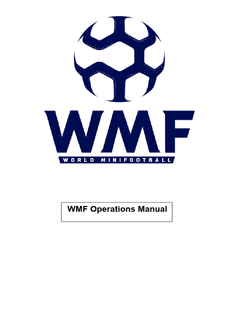 WMF Operations Manual | PDF | Sports & Recreation | Technology ...