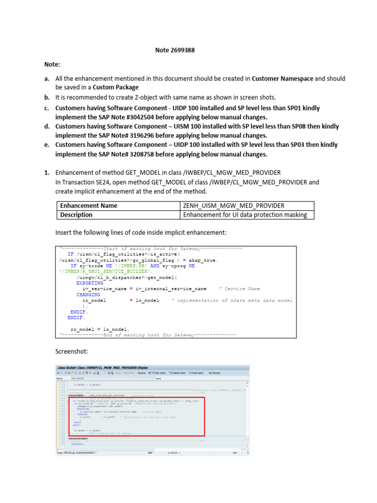 IWBEP Monitron Gateway Enhancements | PDF | Software Development ...