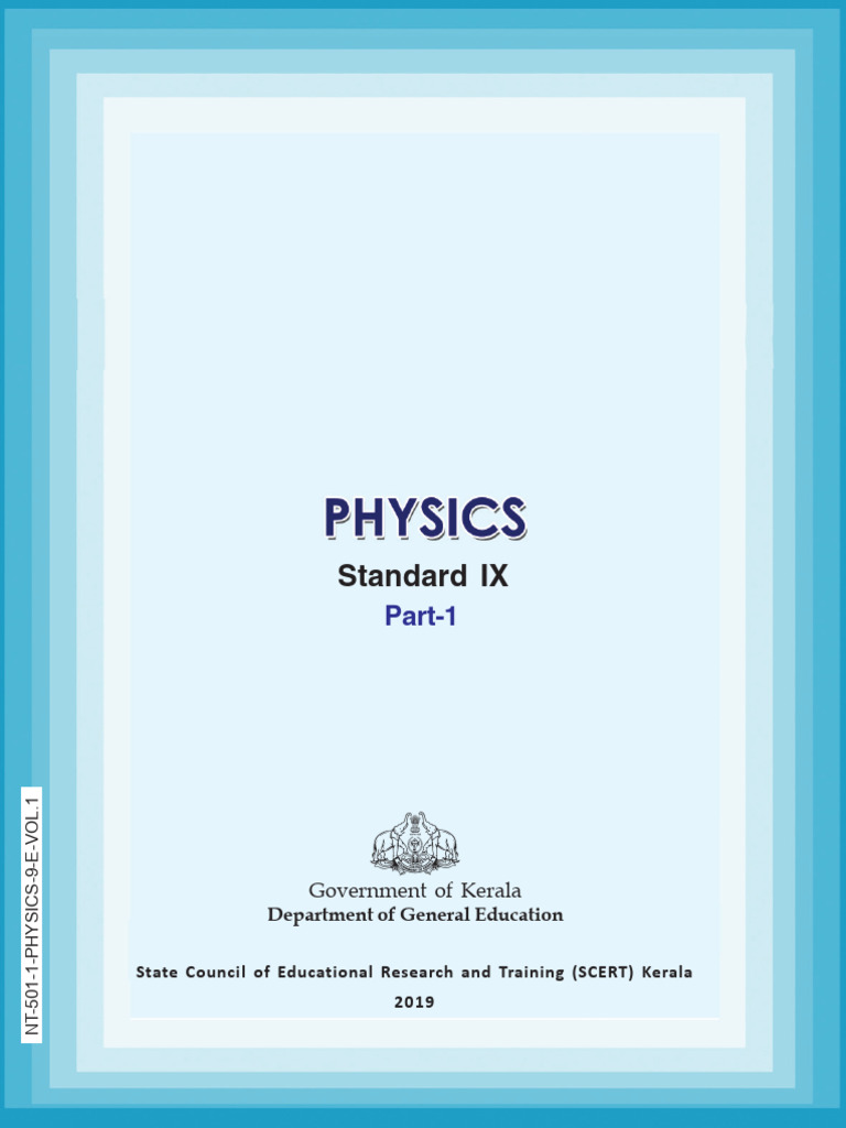 SCERT Kerala State Syllabus 9th Standard Physics Textbooks English ...