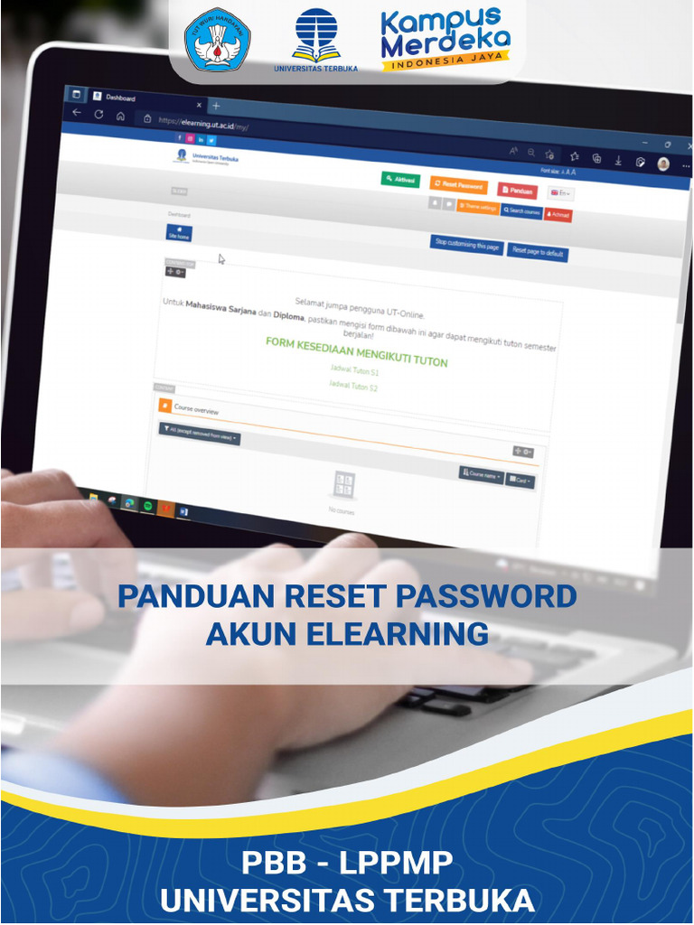 Panduan Reset Password Akun Elearning | PDF