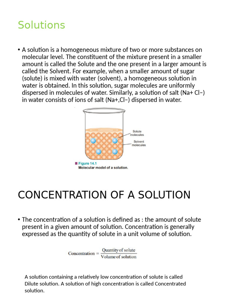 Solution - Copy (Autosaved) | PDF | Molar Concentration | Mole (Unit)