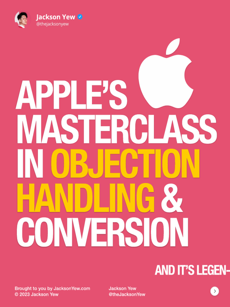 How Apple Handle Objections With Iconic Get-A-mac Campaign | PDF ...