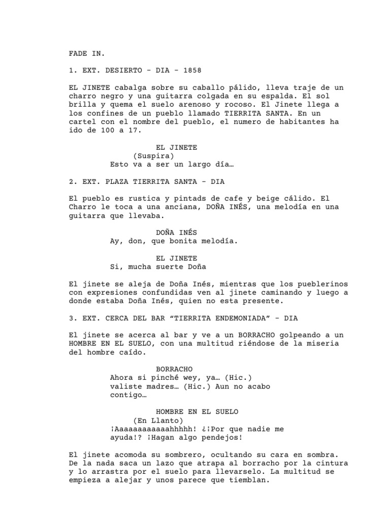 Script Sin Miedo | PDF | Novela negra, policíaca y suspenso