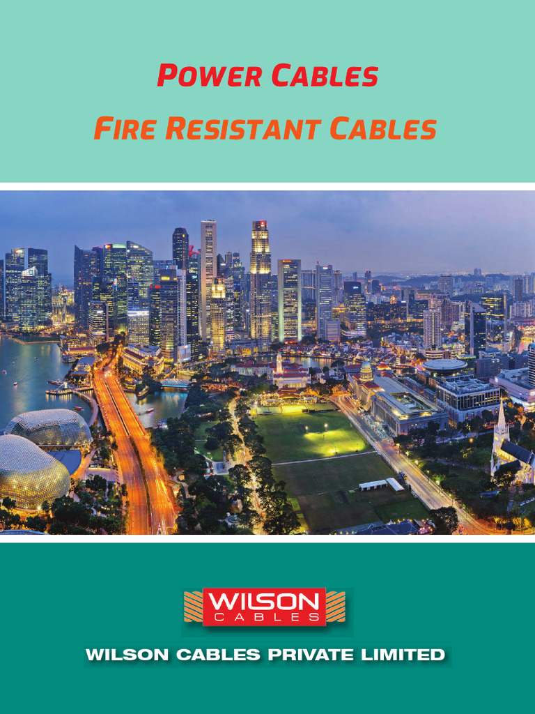 Wilson FR & Power Cable Catalog | PDF | Electrical Wiring | Electrical ...