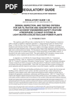NRC Guide on Quality Standards for Nuclear Components | PDF | Nuclear ...