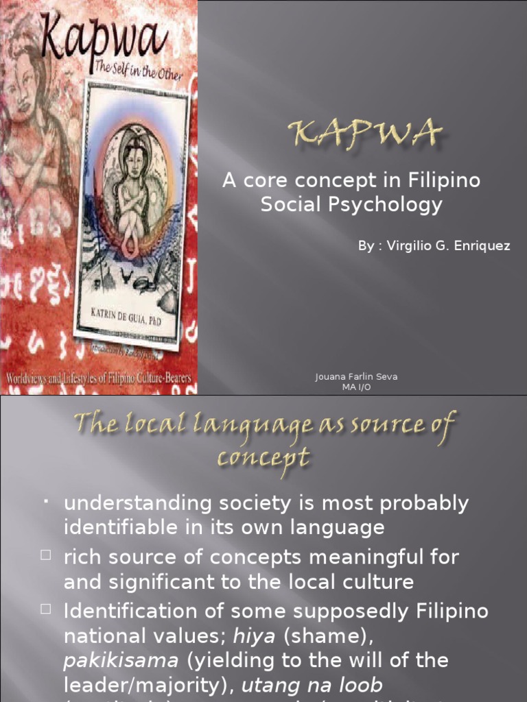 Kapwa | PDF | Action (Philosophy) | Psychology