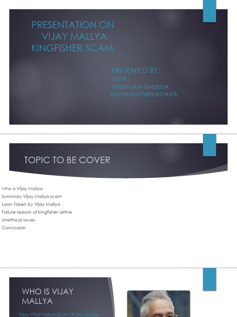 Scam Vijay Mallya | PDF | Economies